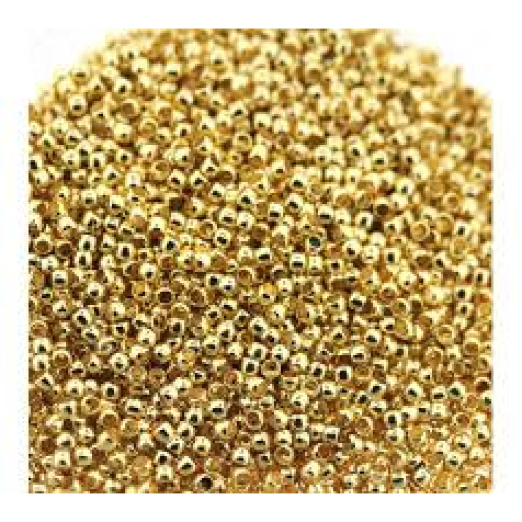 CRIMP BEAD 3mm Gold Colour 5g